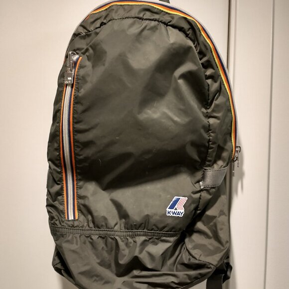 K-Way | Bags | Vintage Kway Kpocket Backpack Packable Army Green Color ...